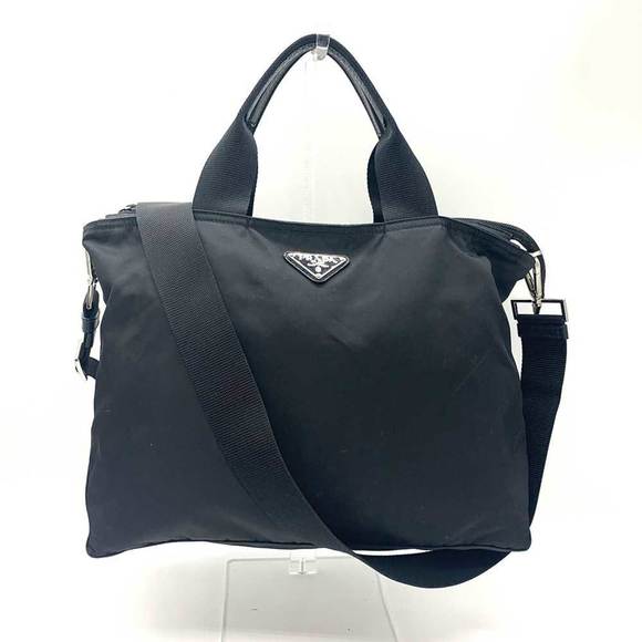 Prada | Bags | Prada 2way Tote Shoulder Nylon Black Prada | Poshmark